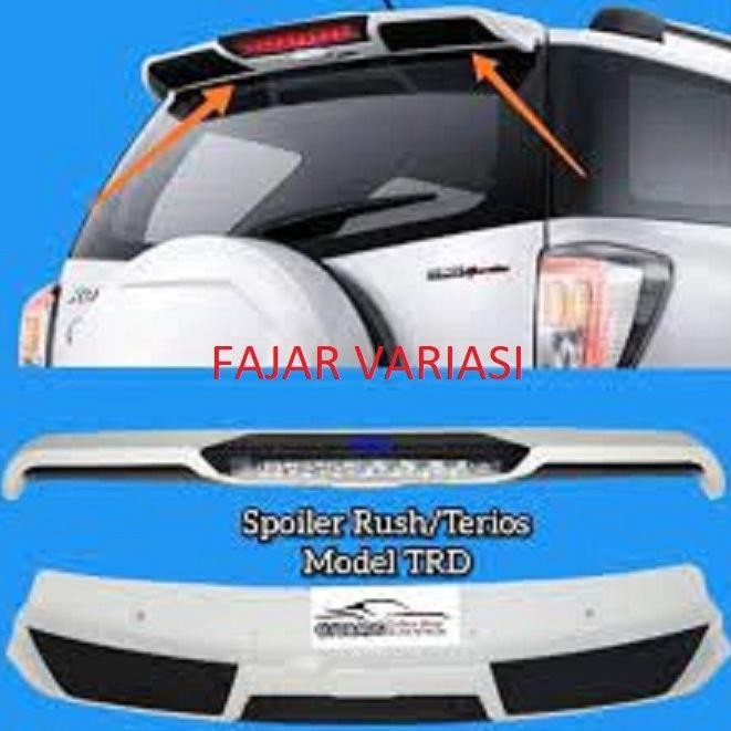 Jual spoiler toyota rush & terios model TRD 2008-2017 | Shopee Indonesia