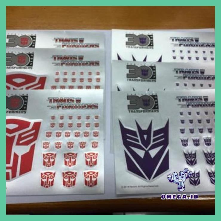 Jual STICKER DECAL AUTOBOT-DECEPTICON ORIGINAL HASBRO | Shopee Indonesia
