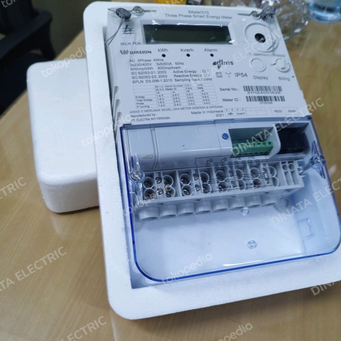 Jual Kwh Meter 3phase WASION 5(80)A (max daya 53.000 watt) | Shopee ...