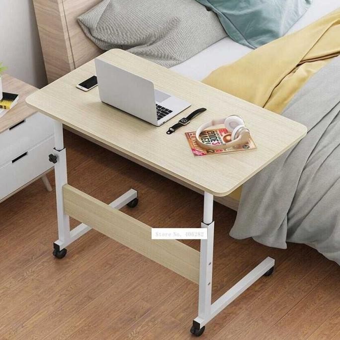 Jual Meja Laptop Komputer Serbaguna Lipat Portable Kerja Belajar Dorong ...
