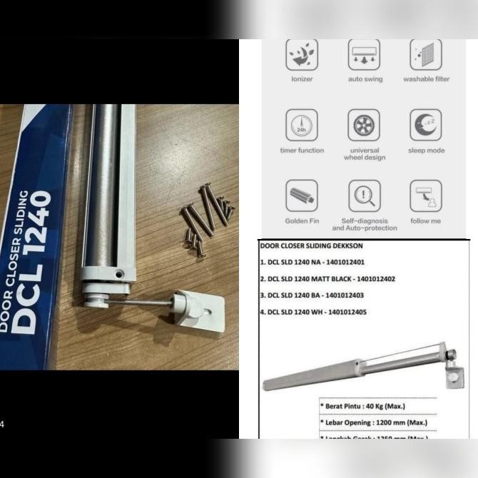 Jual DOOR CLOSER SLIDING DEKSON / DCL SLD 1240 DEKKSON HARGA SPESIAL ...