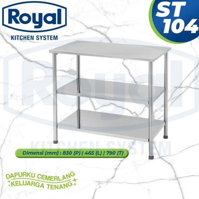 Jual Royal Kitchen Table ST 104 | Meja Dapur Stainless | Work Table ...