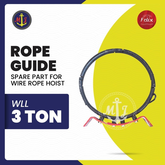Jual Rope Guide 3 Ton // Spare part electric wire rope hoist CD1 ...