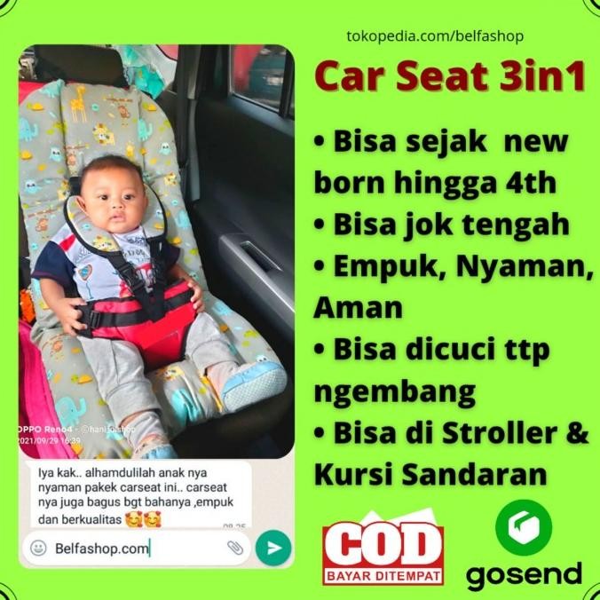 Jual Portable Baby Carseat Car Seat Baby Bayi Portable Bukn Pliko ...