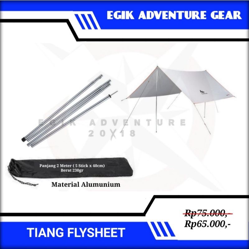 Jual Tiang Flysheet Flysheet Pole (1 Pcs / 1 Tiang) | Shopee Indonesia