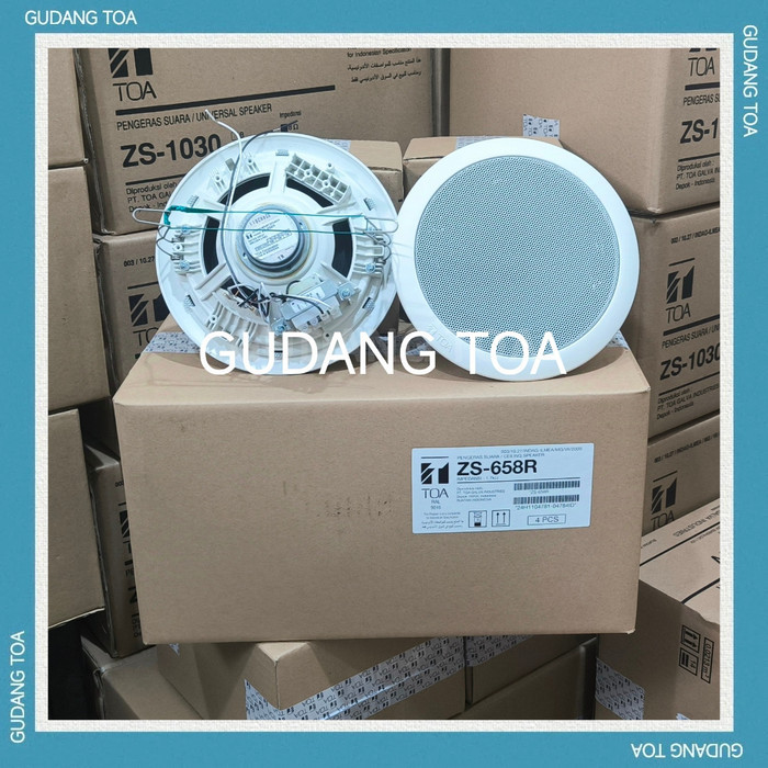 Jual Ceiling speaker plafon Toa ZS-658R ZS 658 (6W) | Shopee Indonesia