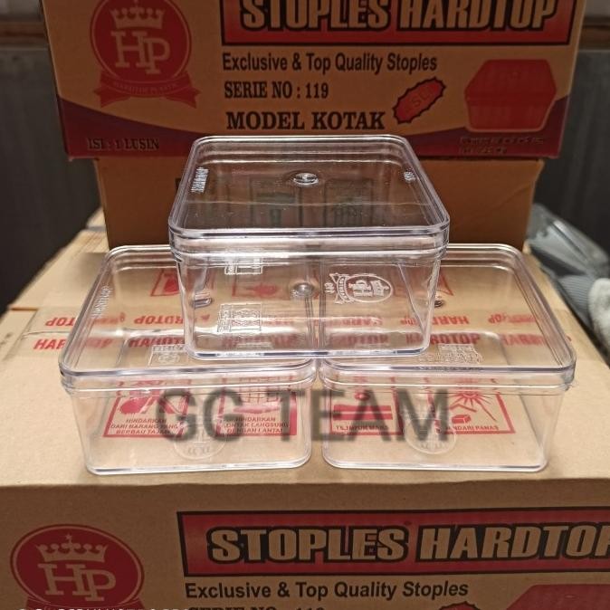 Jual TOPLES KUE PLASTIK HARDTOP KOTAK 250gr GT | Shopee Indonesia