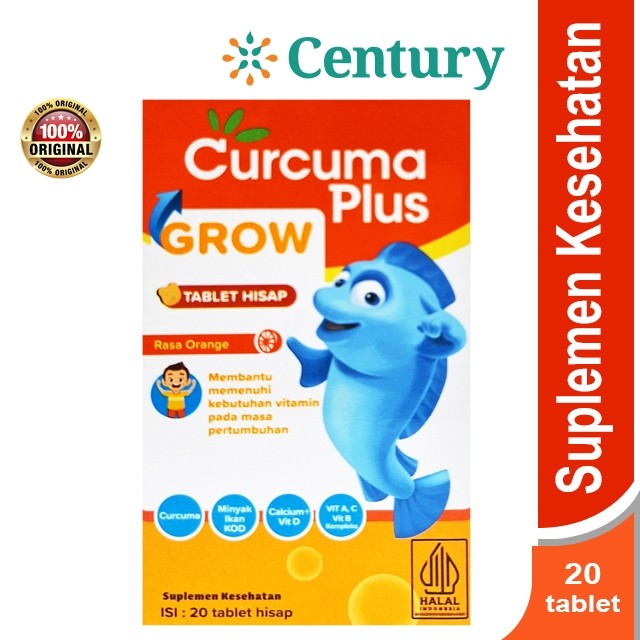 Jual Curcuma Plus Go Talz Jeruk Tablet/Kunyit/Obat Gemuk/Penambah Nafsu ...