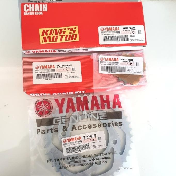 Jual Gear, Gir, Set / Gearset Mx King, Mx 150 (2Pv) Asli Yamaha ...