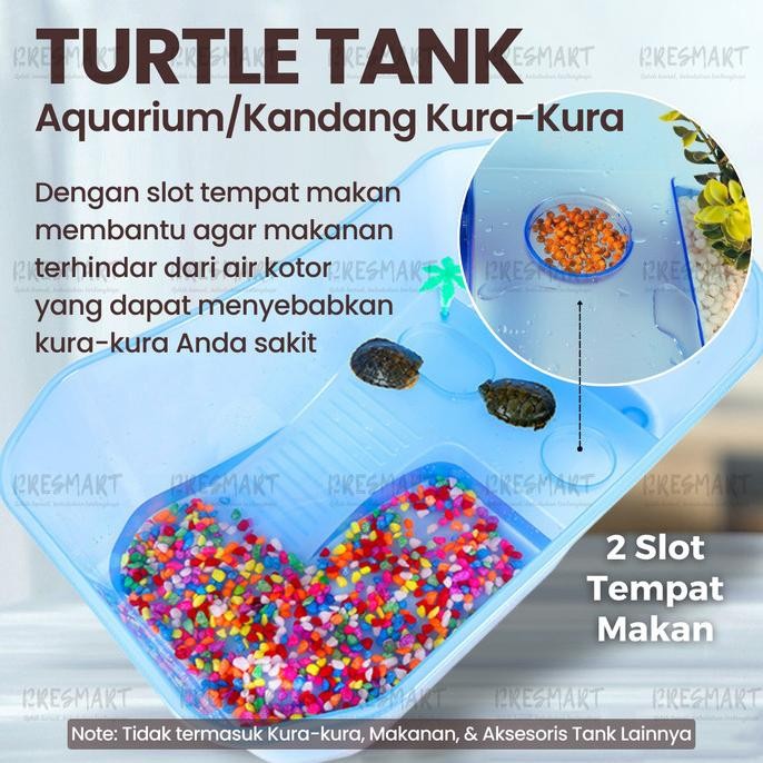 Jual Turtle Tank L XL Tempat Kura Kura Air Bak Ember Aquarium Akuarium Kandang Kura2 Brazil ...