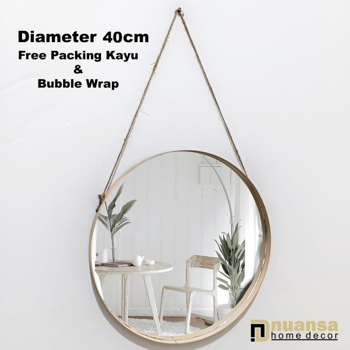 Jual Cermin Bulat Gantung - Cermin Aesthetic - Cermin Dinding | Shopee ...