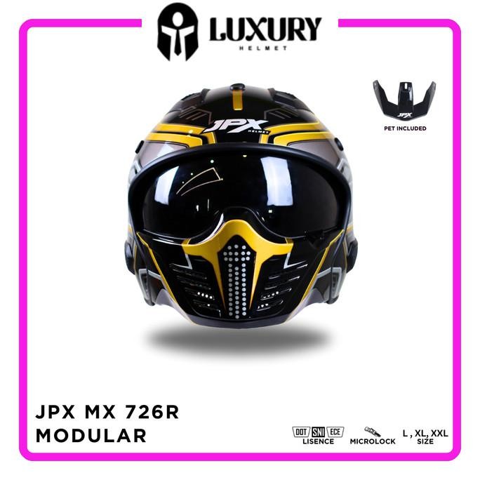 Jual Helm Modular JPX MX 726R MX10 Gladiator | Shopee Indonesia