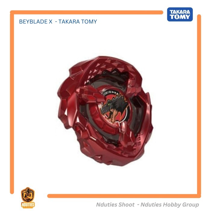 Jual UX-10 Beyblade X Blade Tyranno Beat Red Metal Coating Takara Tomy ...