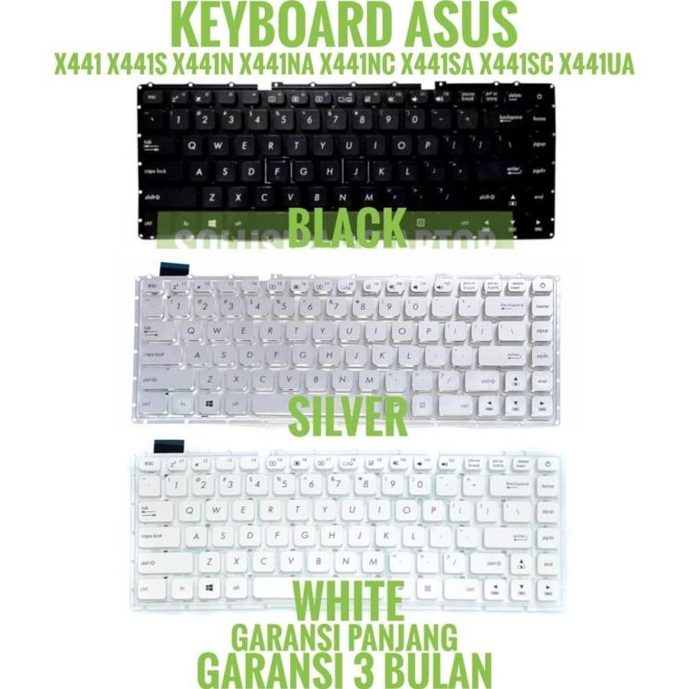Jual Produk Baru!! KEYBOARD ASUS VIVOBOOK X411 X411B X411M X411N X411S X411U X411UA X441 ...