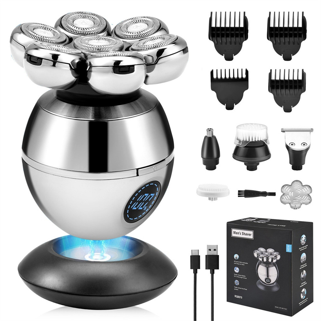 Jual 6 in 1 Ectric Shavers, 7D Hair Clipper For Men, and Nose | Shopee ...