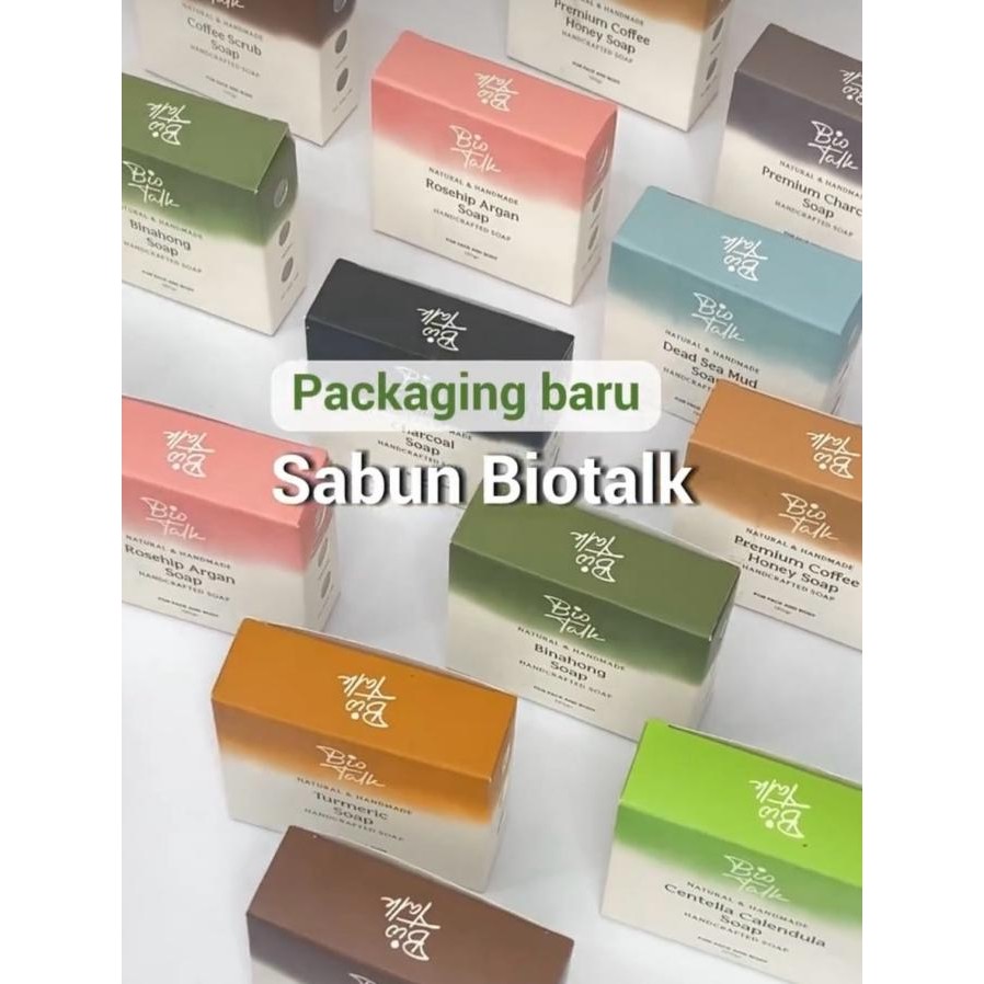 Jual Bio Talk Sabun Herbal Handmade Kulit Normal Kering Eksim Jerawat ...