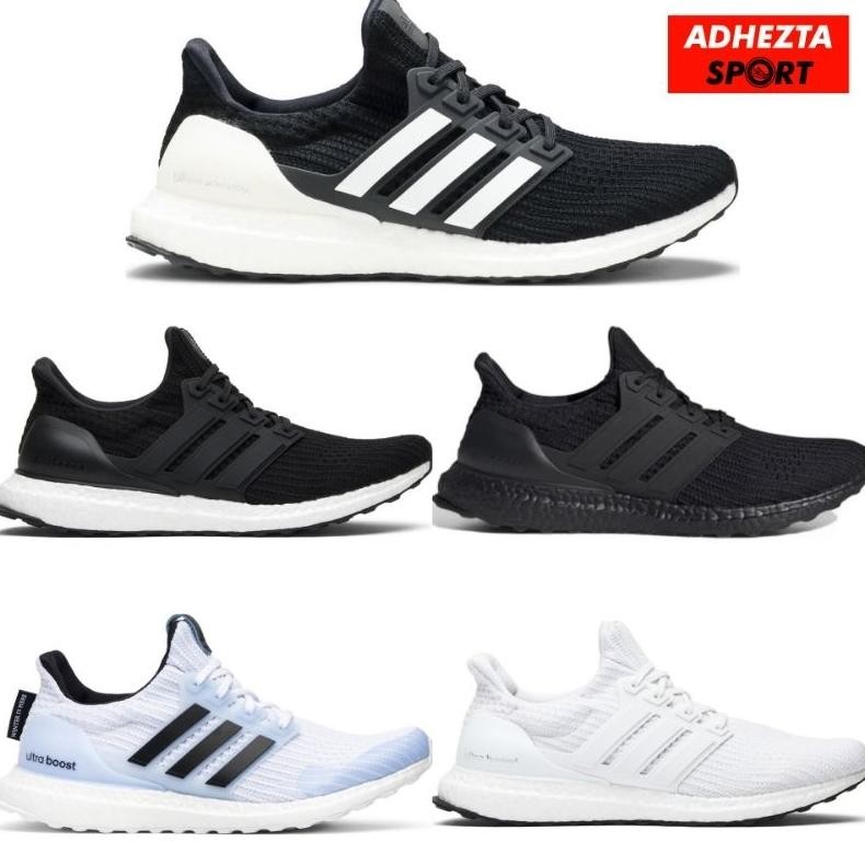 Jual dou sepatu ultra boost 4.0 triple black white triple white ...