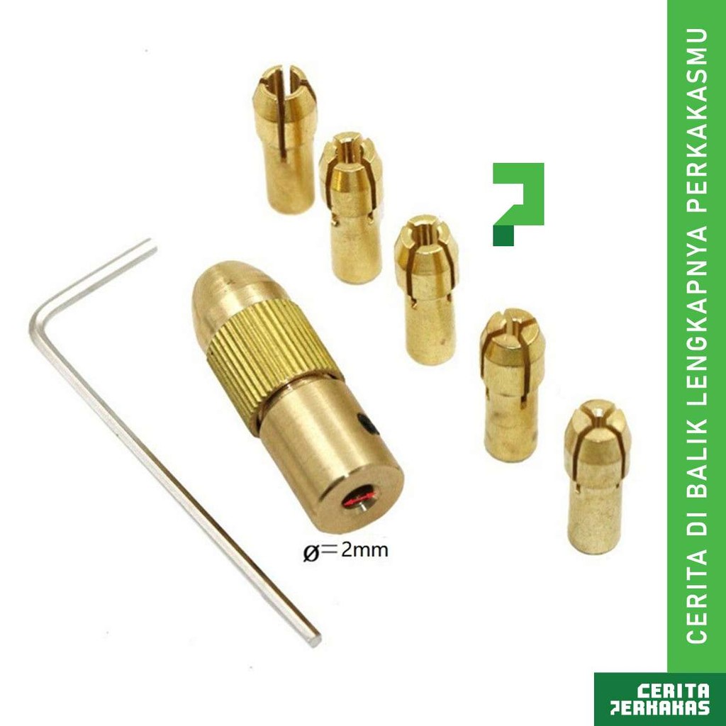 Jual Collet Chuck 8 in 1 CP / Mini Small Hand Electric Elektrik Drill ...