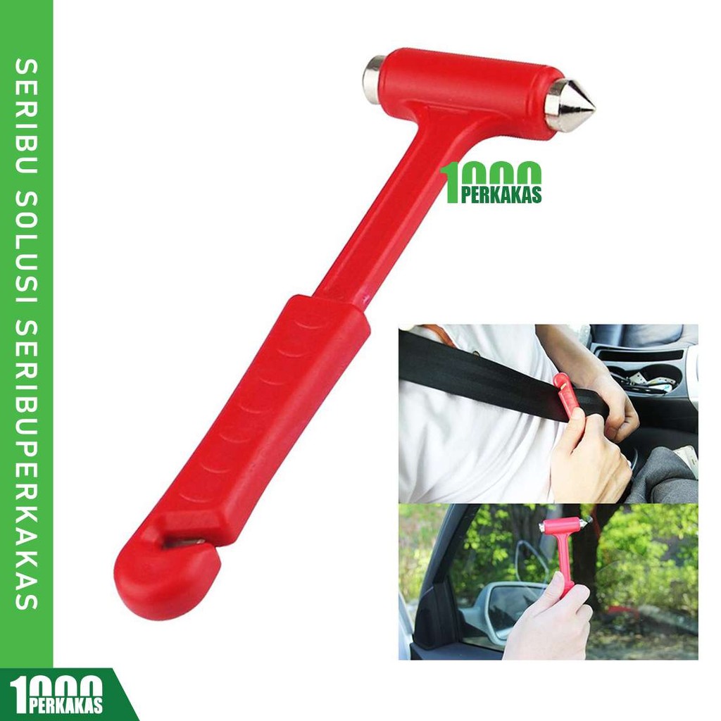 Jual 1P Bantu Alat Pecah Kaca / Palu Car Safety Hammer Bus / Darurat ...