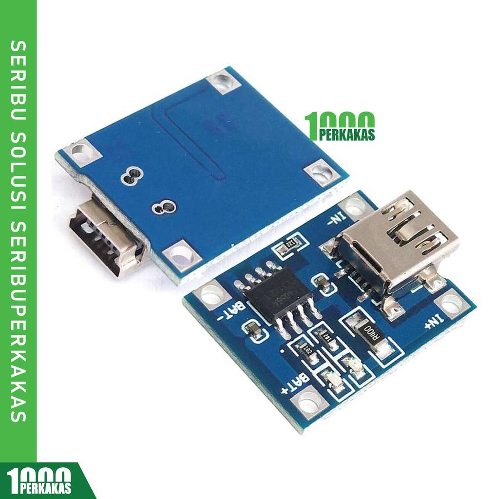 Jual 1P Battery Lithium Charging TP4056 Micro USB 5V 1A / Modul Untuk ...
