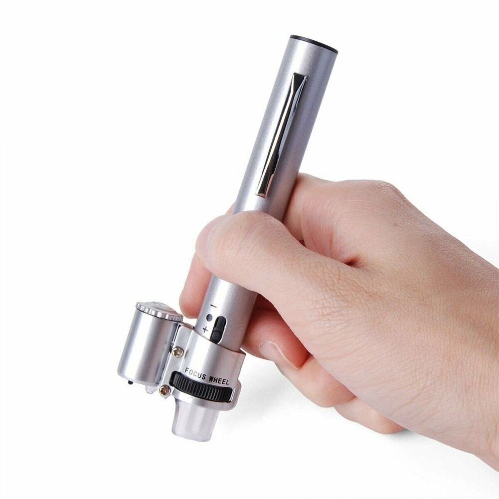 Jual 1P Saku Mikroskop Mini LED AB96 / Microscope Portable Lampu ...
