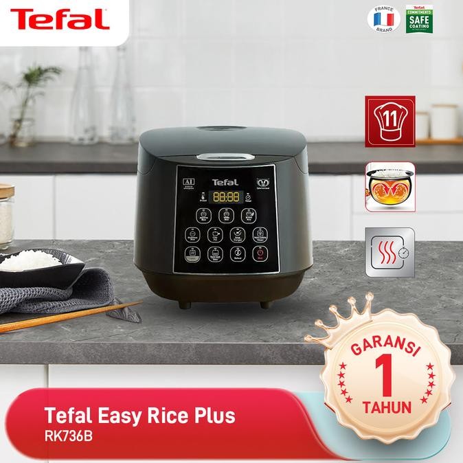 Jual Tefal Rice Cooker Digital / Penanak Nasi Magic Com Rk736B Plus - 1 ...