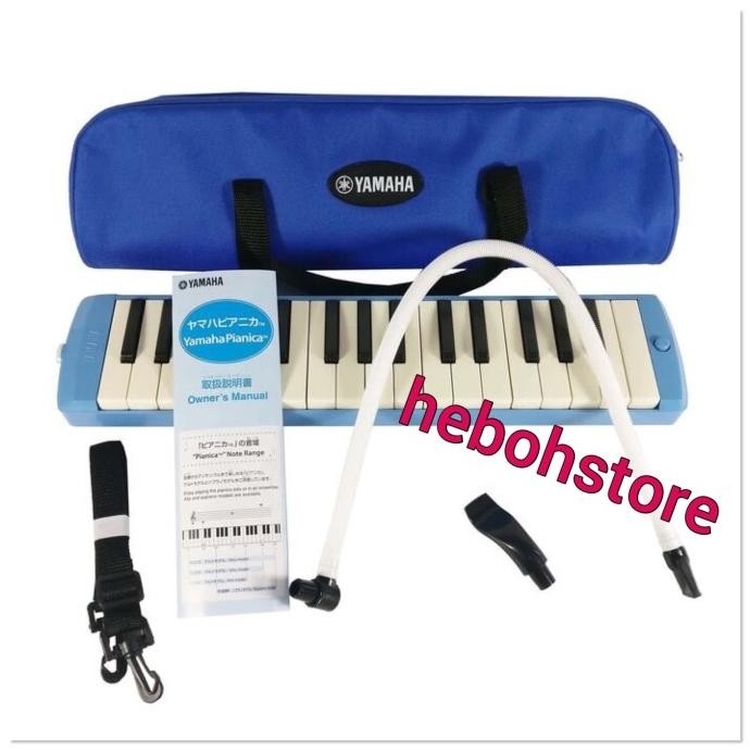 Jual Pianika Yamaha P-32 D ORIGINAL biru only | Shopee Indonesia