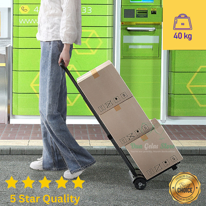 Jual Troli Galon Barang Trolley Lipat Troley Trolly Mini Cart Up To 40 ...