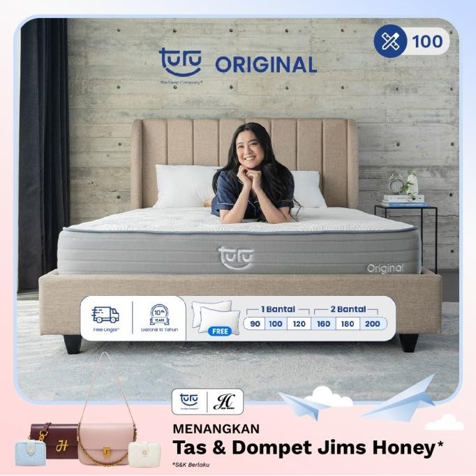 Jual Kasur Pocket Spring Bed Turu Original Uk. 100X200 (Super Single ...