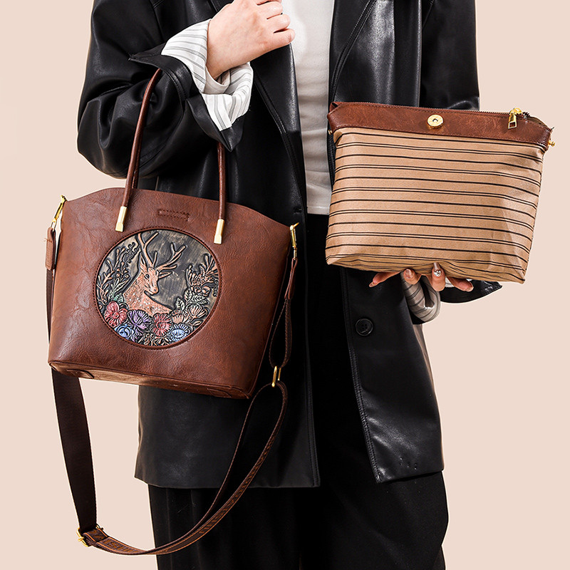 Jual TF8826 Tas Premium 2IN1 GAJAH RUSA Original Tas Handbag Wanita Tas ...
