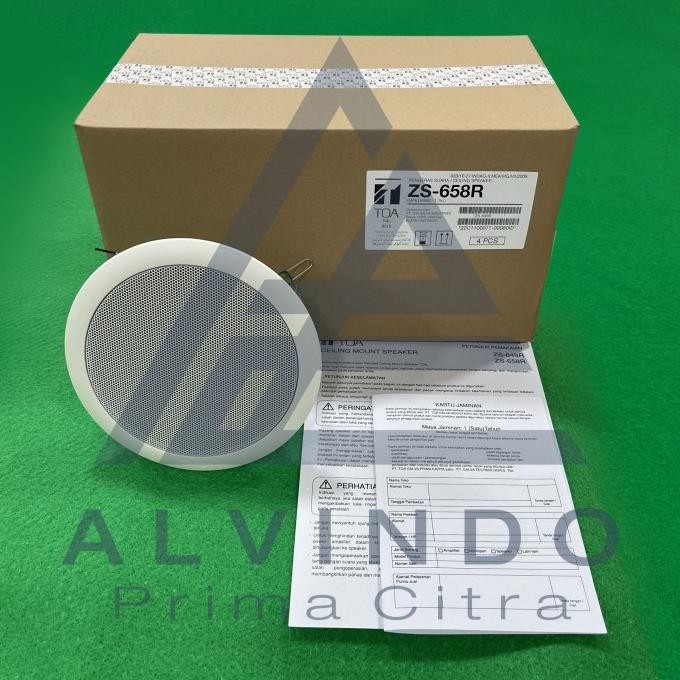 Jual TOA ZS-658R (Ceiling Speaker 6W / Speaker Plafon 6W / ZS 658 R) | Shopee Indonesia