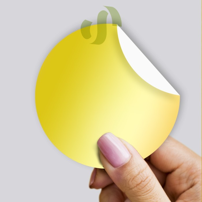 Jual Stiker Label Metalize Bulat ( Die Cut ) | Shopee Indonesia