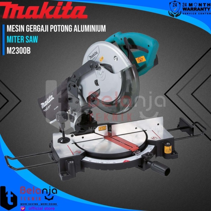Jual Makita Mesin Gergaji Aluminium Slide Mt M 2300 B Miter Saw 1500 Watt 10 Inch #Gratisongkir ...