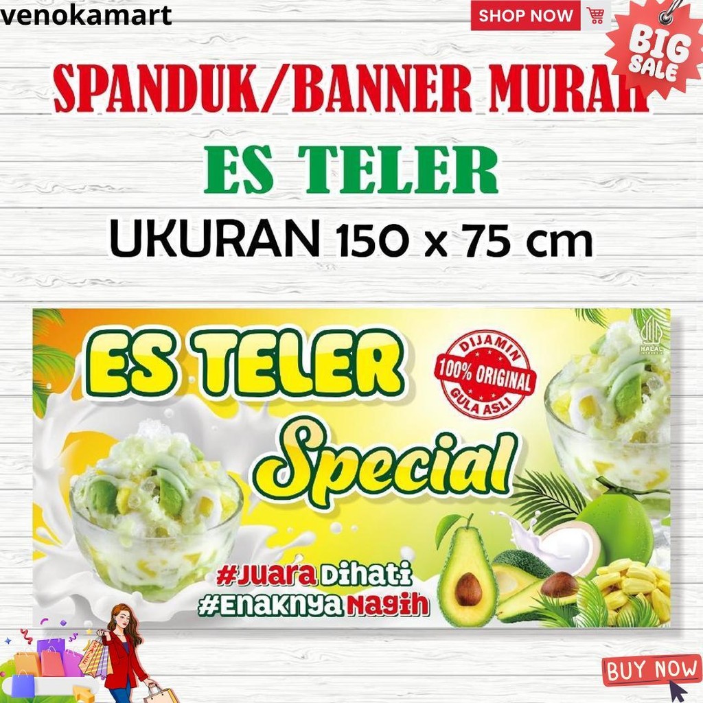Jual Spanduk Banner Es Teler Spesial, Es Teler Sultan D Termurah ...