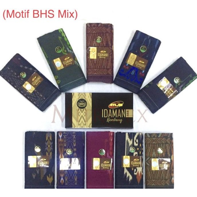 Jual SARUNG ATLAS IDAMAN KEMBANG MOTIF BHS (GROSIR) | Shopee Indonesia