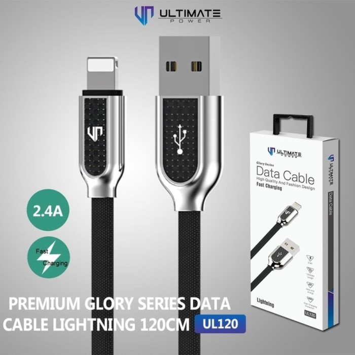 Jual Ultimate Power Premium Glory Series Kabel Data Lightning 120Cm ...