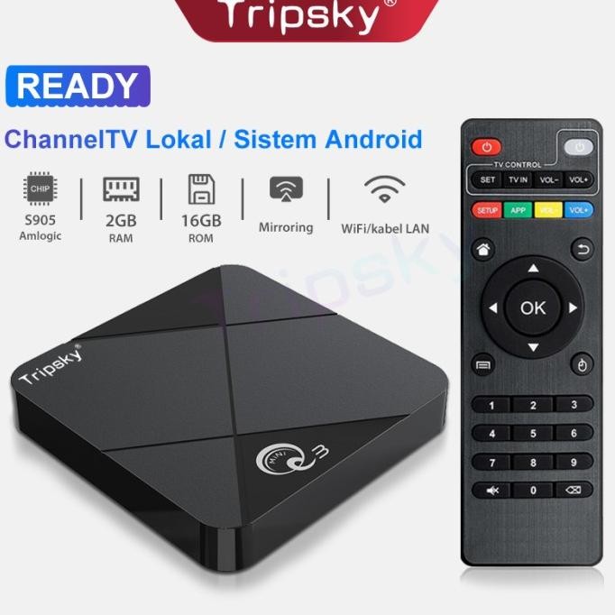 Jual Android Box Tv Ram 2Gb 16Gb Rom Q3 Android 9 Stb Tv Box 4K Smart ...