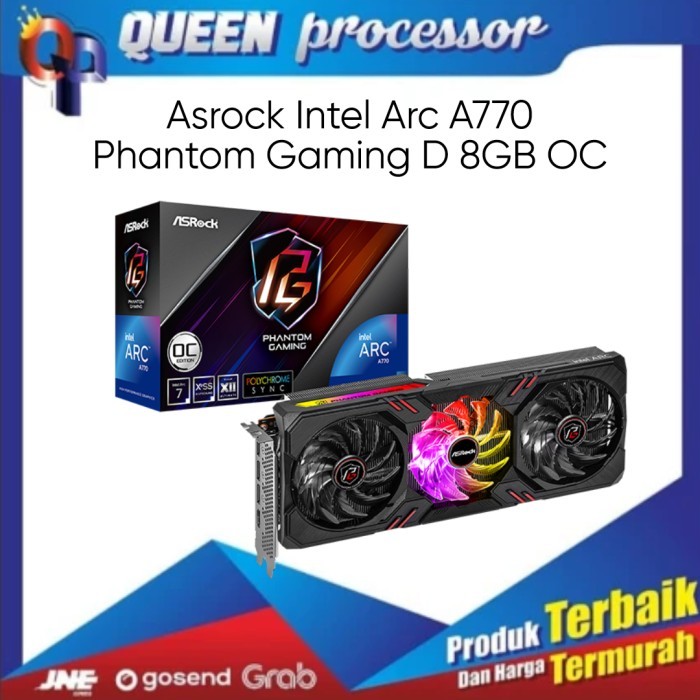 Jual ASROCK INTEL ARC A770 Phantom Gaming D 8GB OC | Shopee Indonesia