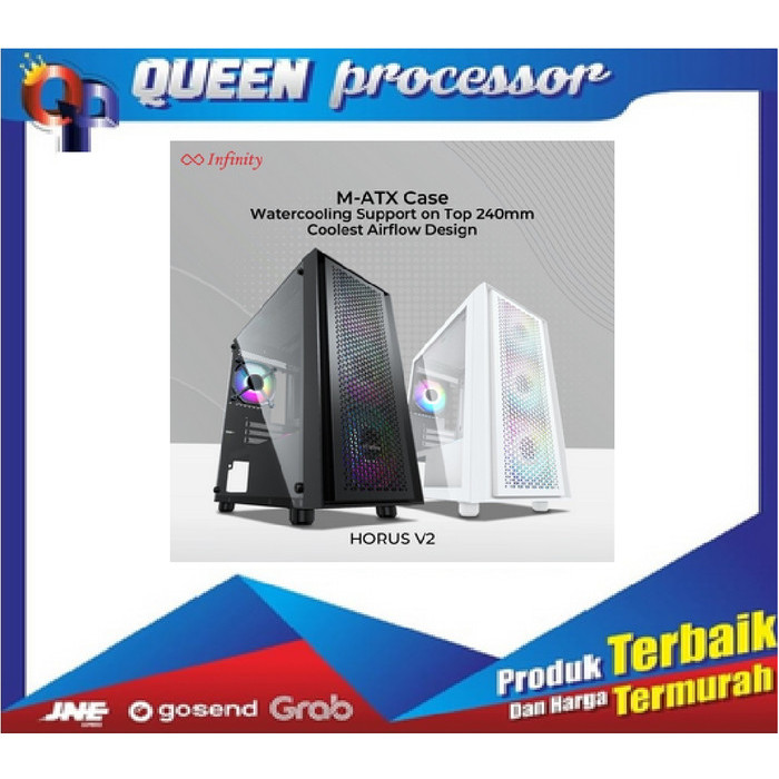 Jual Casing Infinity Horus V2 - mATX Gaming Case | Shopee Indonesia