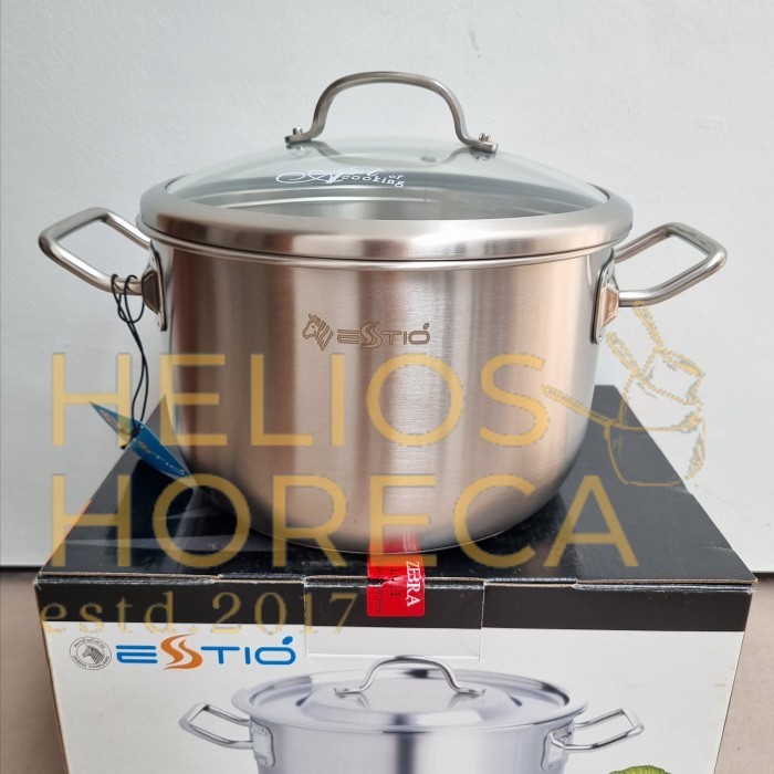 Jual Zebra Estio Pro Sauce Pot Glass Lid Panci Saucepot Tutup Kaca SUS ...