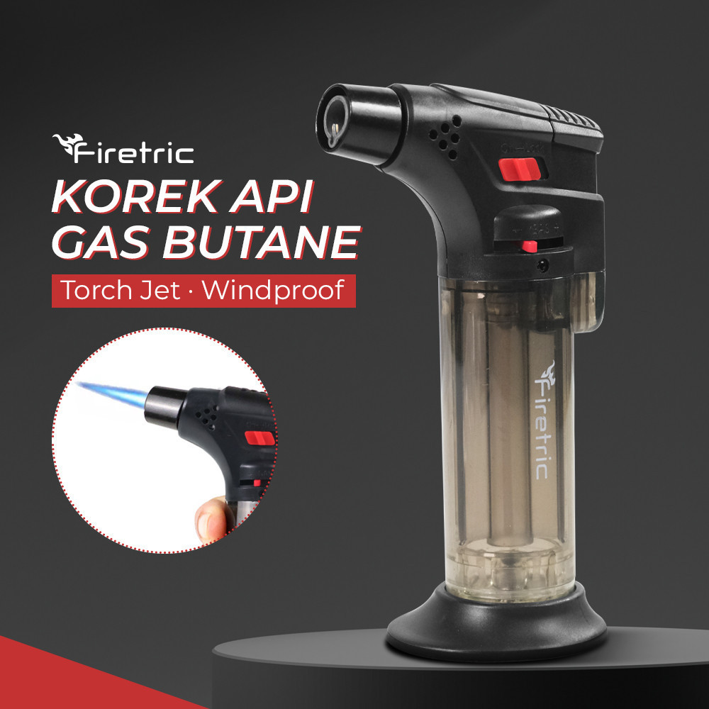 Jual Firetric Korek Api Gas Butane Torch Jet Windproof - HQ0935 ...