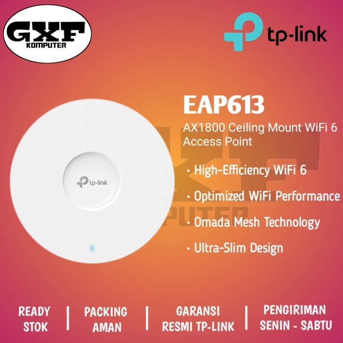 Jual TP-LINK EAP613 AX1800 Ceiling Mount WiFi 6 Access Point | Shopee Indonesia
