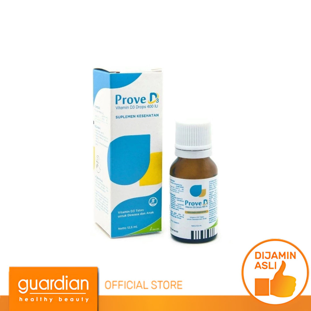 Jual Prove D3 Drop - Vitamin D3 400 IU/Tetes untuk Dewasa dan Anak 12 ...