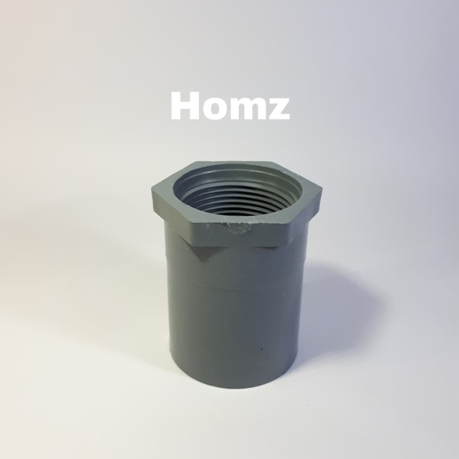 Jual SR SDD 1 1/4" in inch Aw/Sok Drat Dalam Pvc/Sock Ulir Sambungan ...