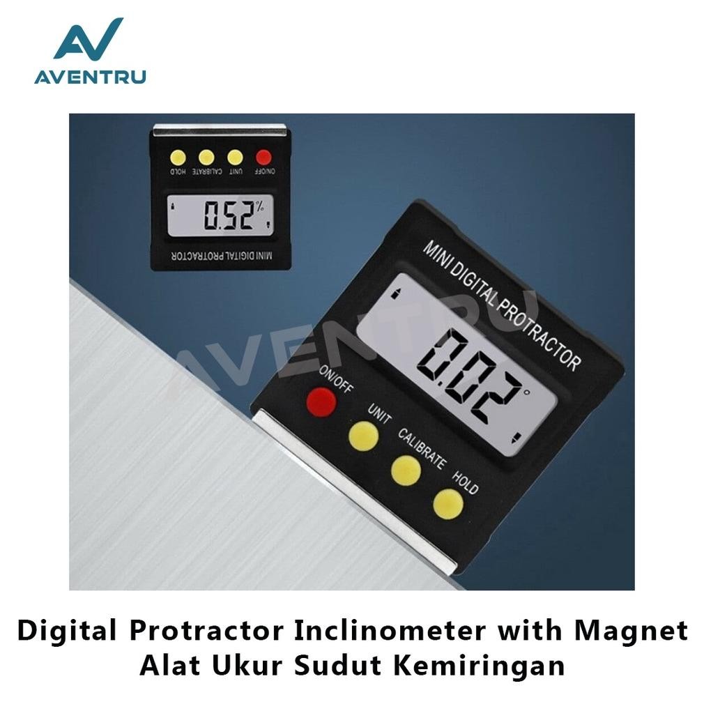 Jual [NEW] Digital Protractor Angle Inclinometer Alat Ukur Sudut Kemiringan Digital | Shopee ...