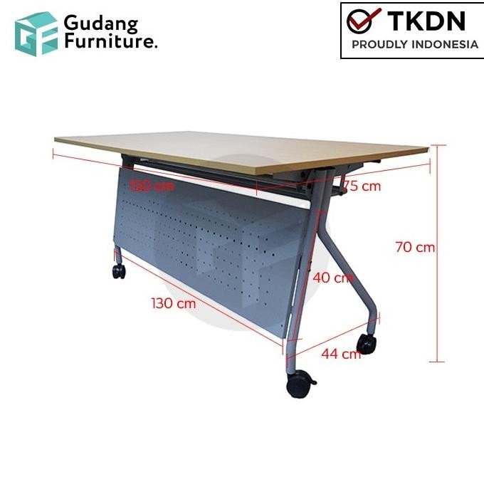 Jual Meja Kerja / Meja Lipat Aditech LP 150 M (modesty) (LK) | Shopee ...
