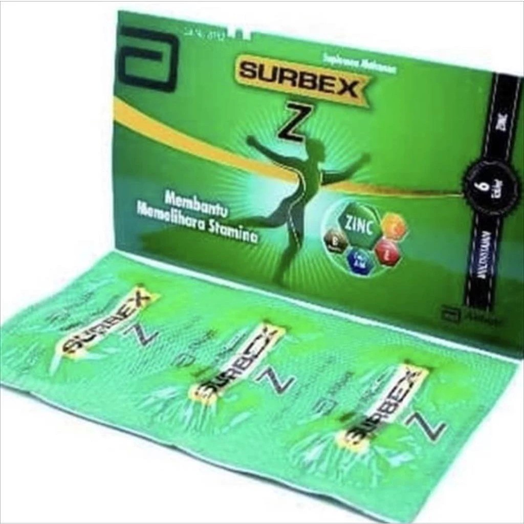 Jual HARGA TERJANGKAU! SURBEX Z 1 BOX - 5 STRIP X 6 TABLET MULTI ...
