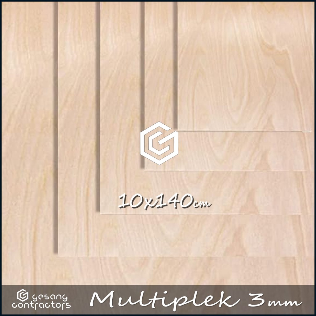 Jual Triplek 3mm 10x140 cm ISI 4 LEMBAR ( Multiplek 3mm | 3 mm ...