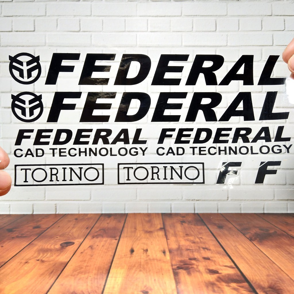 Jual Cutting Stiker Federal Variasi Sepeda Sticker Frame Aksesoris Body ...