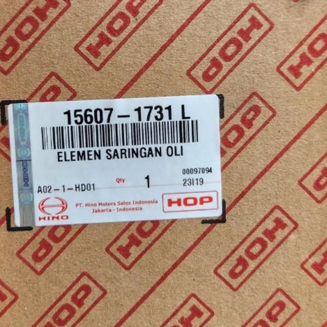 Jual FILTER OLI HINO J08C , HINO RG 15607-1731 HOP | Shopee Indonesia